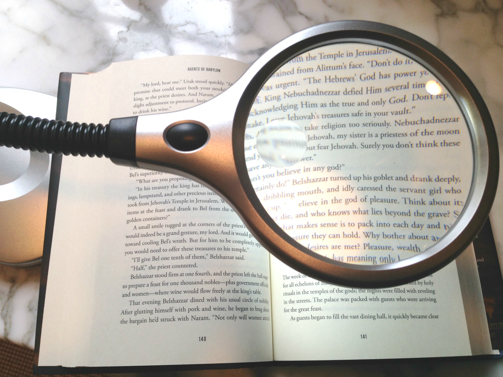 Lighted Magnifier With Better Light The Less Need For Magnification