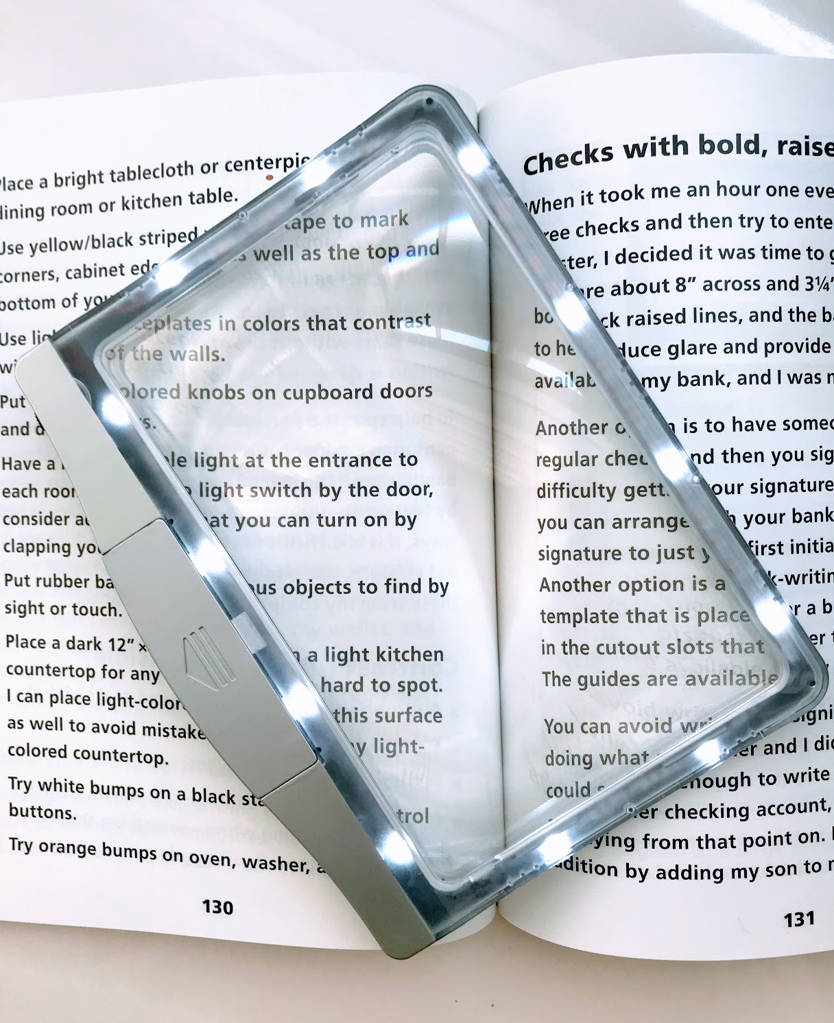 Full Page Magnifier for Reading Books, Magazines, and Newspapers Full Page Magnifier for Reading Books, Magazines, and Newspapers